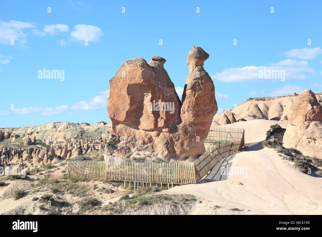 Cappadocia: Amazing natural volcanic rock formations in the landscape ...