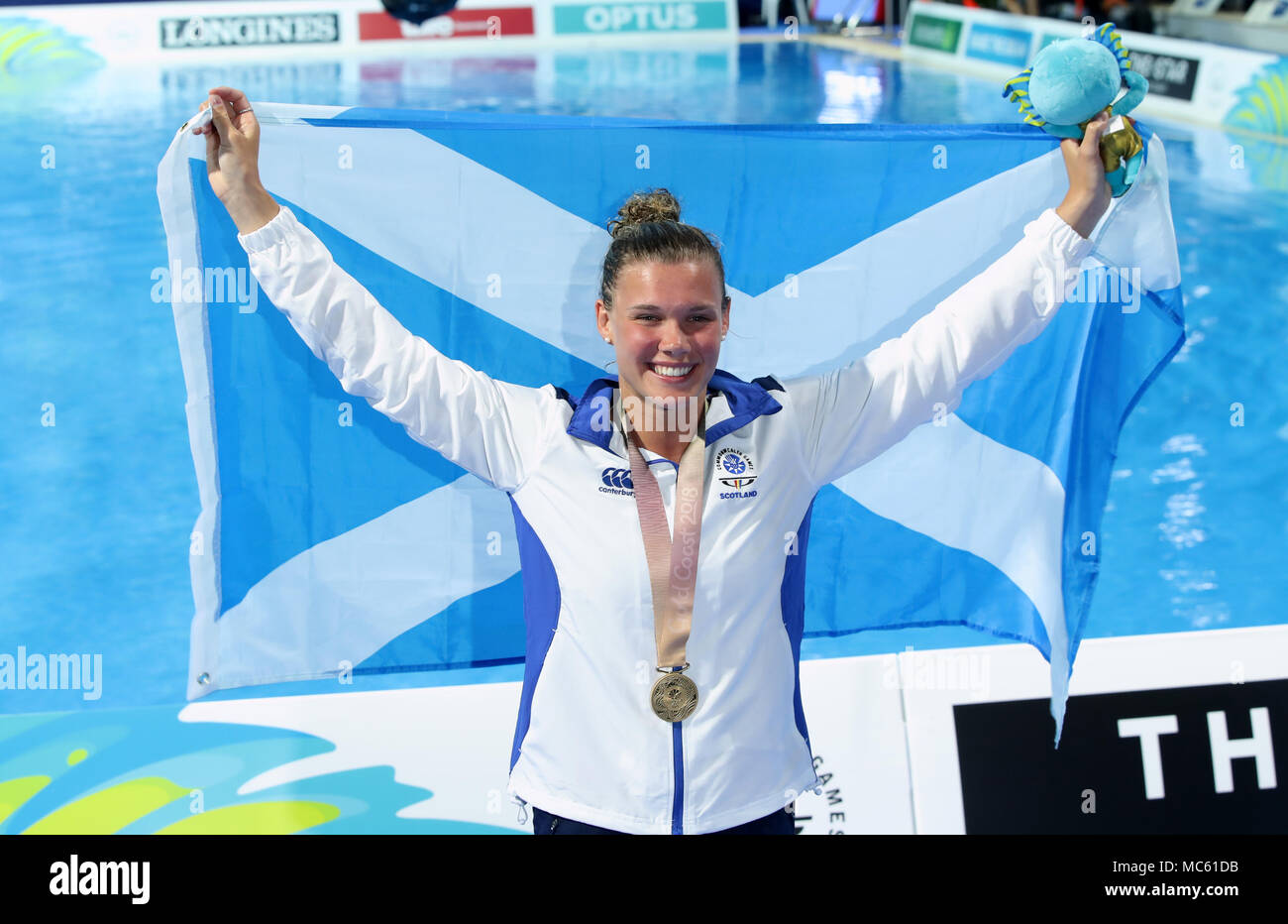 Scotlands grace reid celebrates hi-res stock photography and images - Alamy