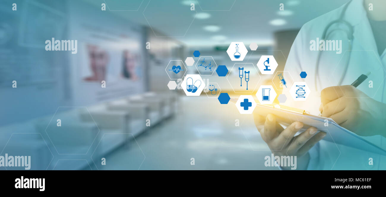 medicine heart Medicine doctor technology network concept medical ...