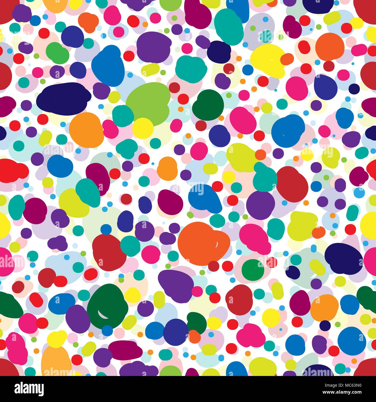 Seamless repeating pattern of color spots Stock Vector Image & Art - Alamy