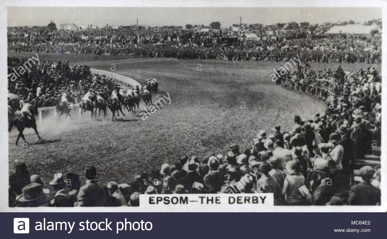 Epsom races vintage hi-res stock photography and images - Alamy