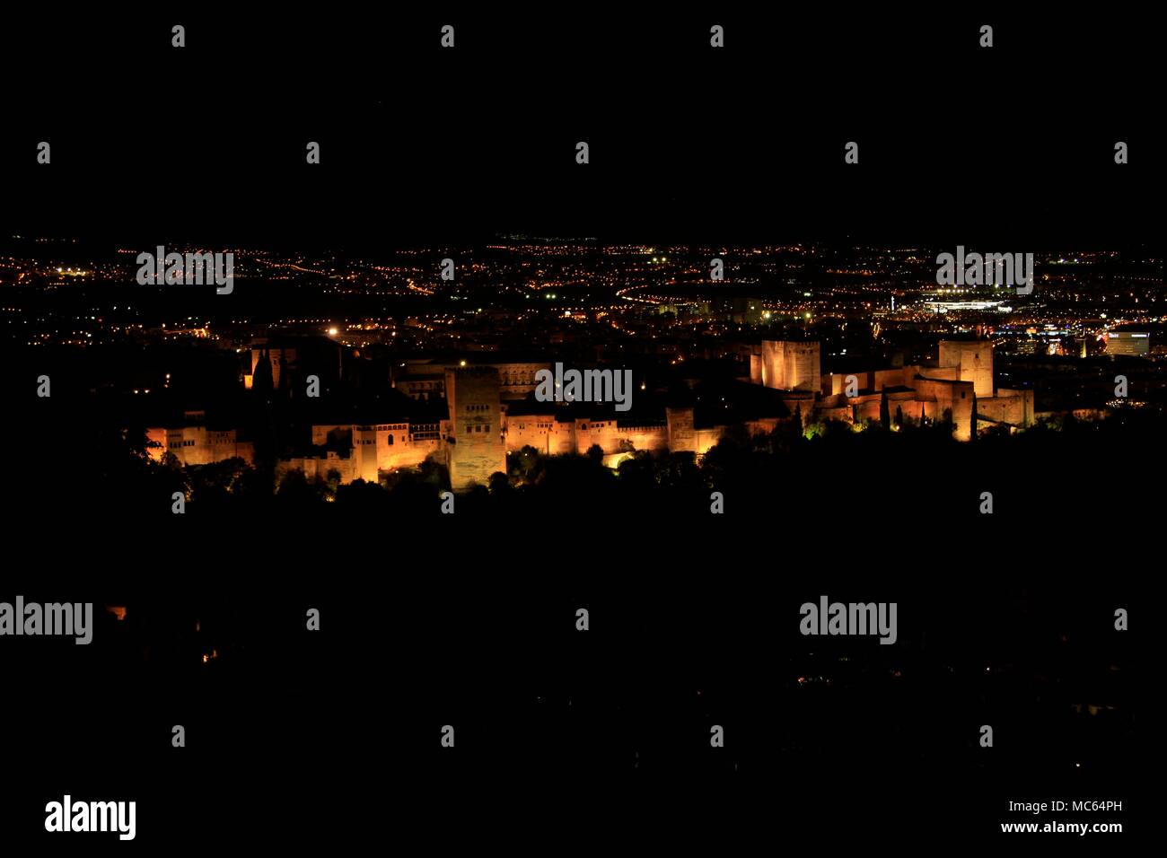 Night granada hi-res stock photography and images - Alamy