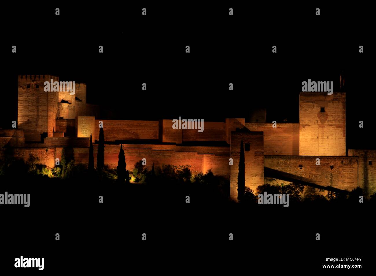 Alhambra At Night Stock Photos & Alhambra At Night Stock Images - Alamy