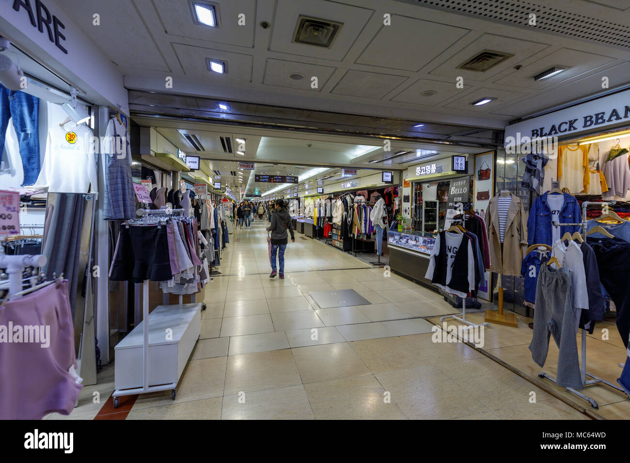 Incheon, South Korea - April 5, 2018 : Scenery of Bupyeong Modoo Mall ...