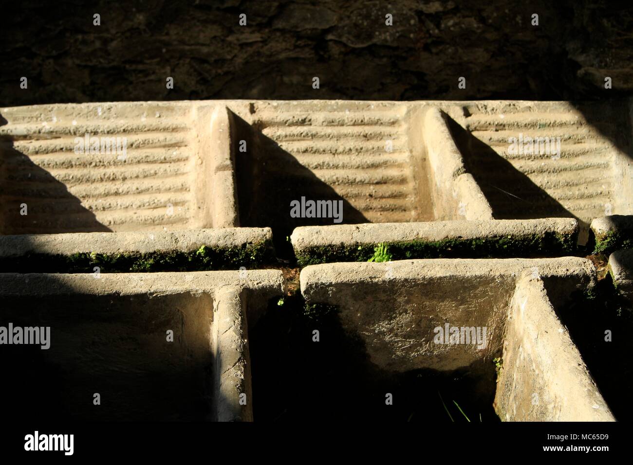 Ancient public laundry houses in Las Alpujarras, Andalusia, Spain Stock ...