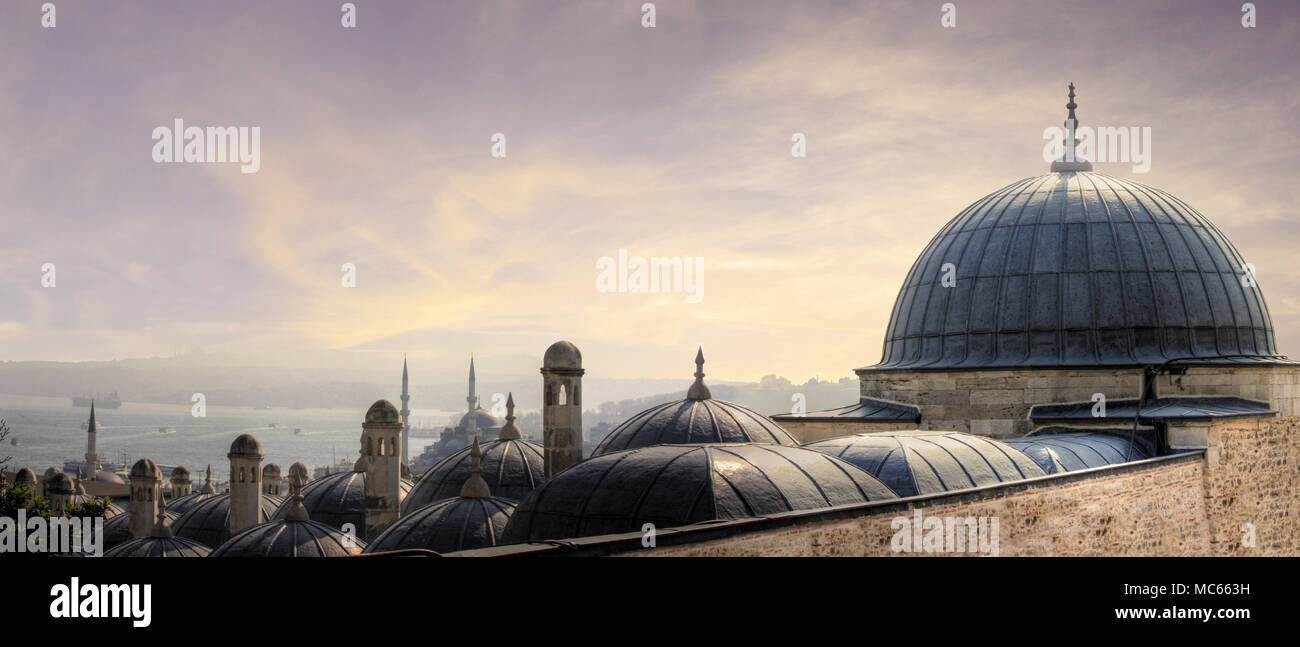 Nice view in the city of Istanbul in Turkey Stock Photo - Alamy
