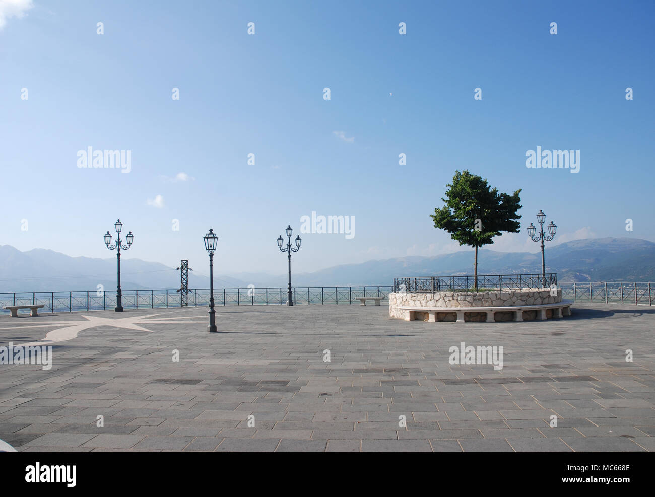 Urban landscape in Teggiano, South Italy Stock Photo - Alamy