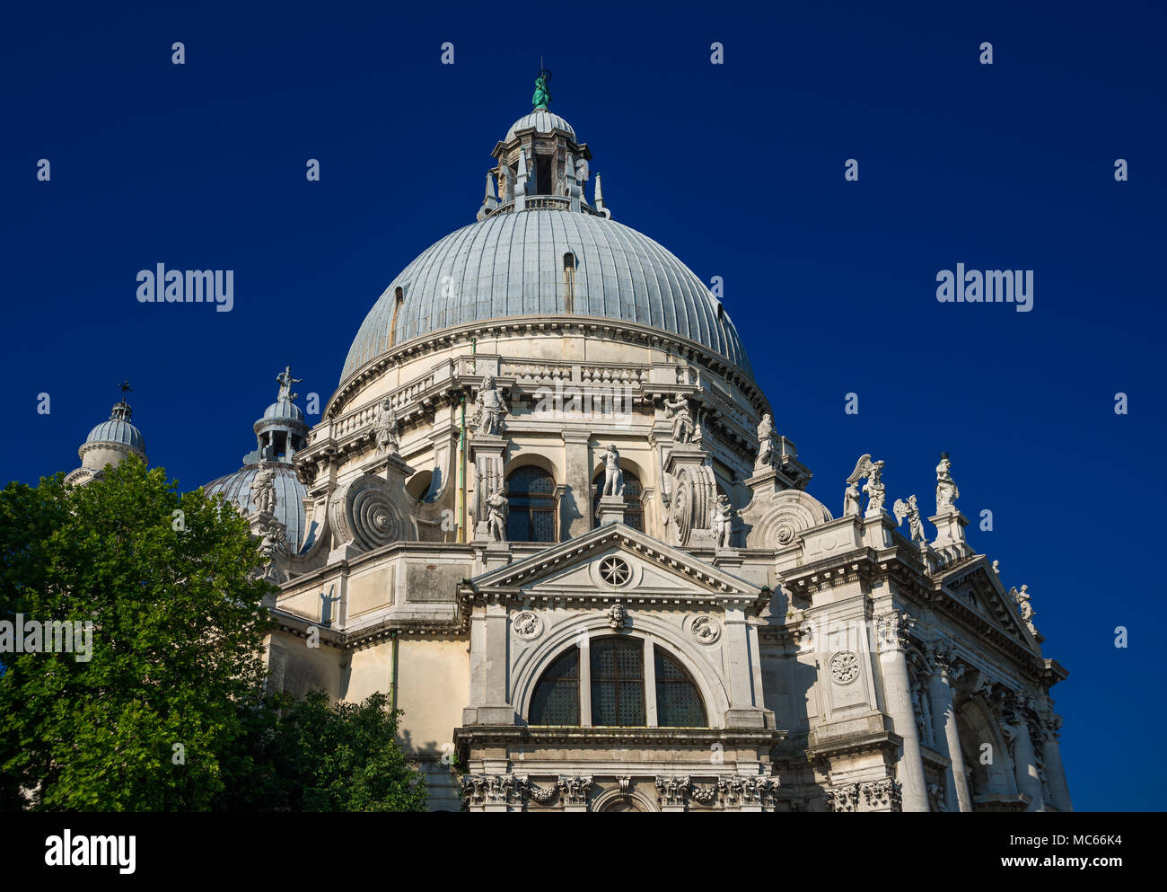 Beautiful baroque dome of Salute Basilica (Saint Mary of Health) in ...