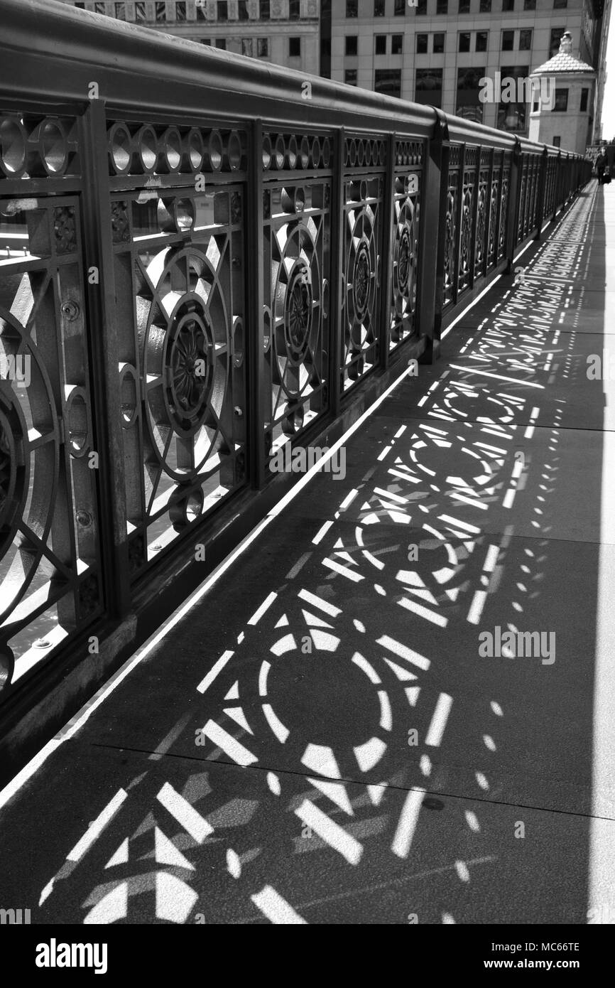 Railing silhouette hi-res stock photography and images - Alamy