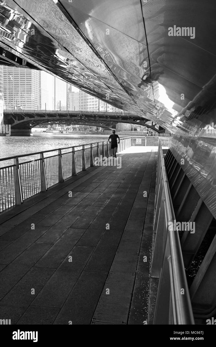 Riverwalk covered bridge hi-res stock photography and images - Alamy