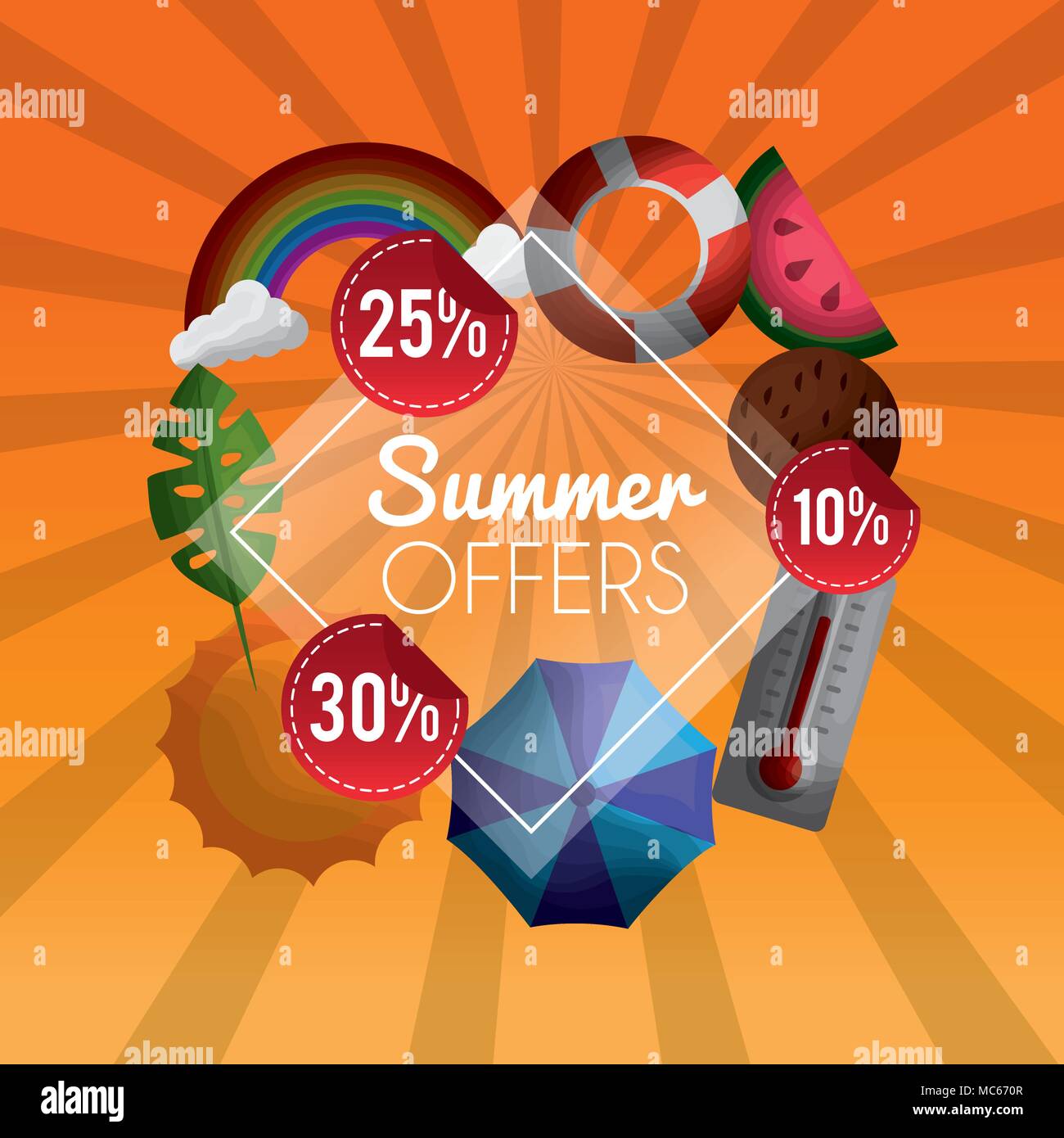 season summer image Stock Vector Image & Art - Alamy