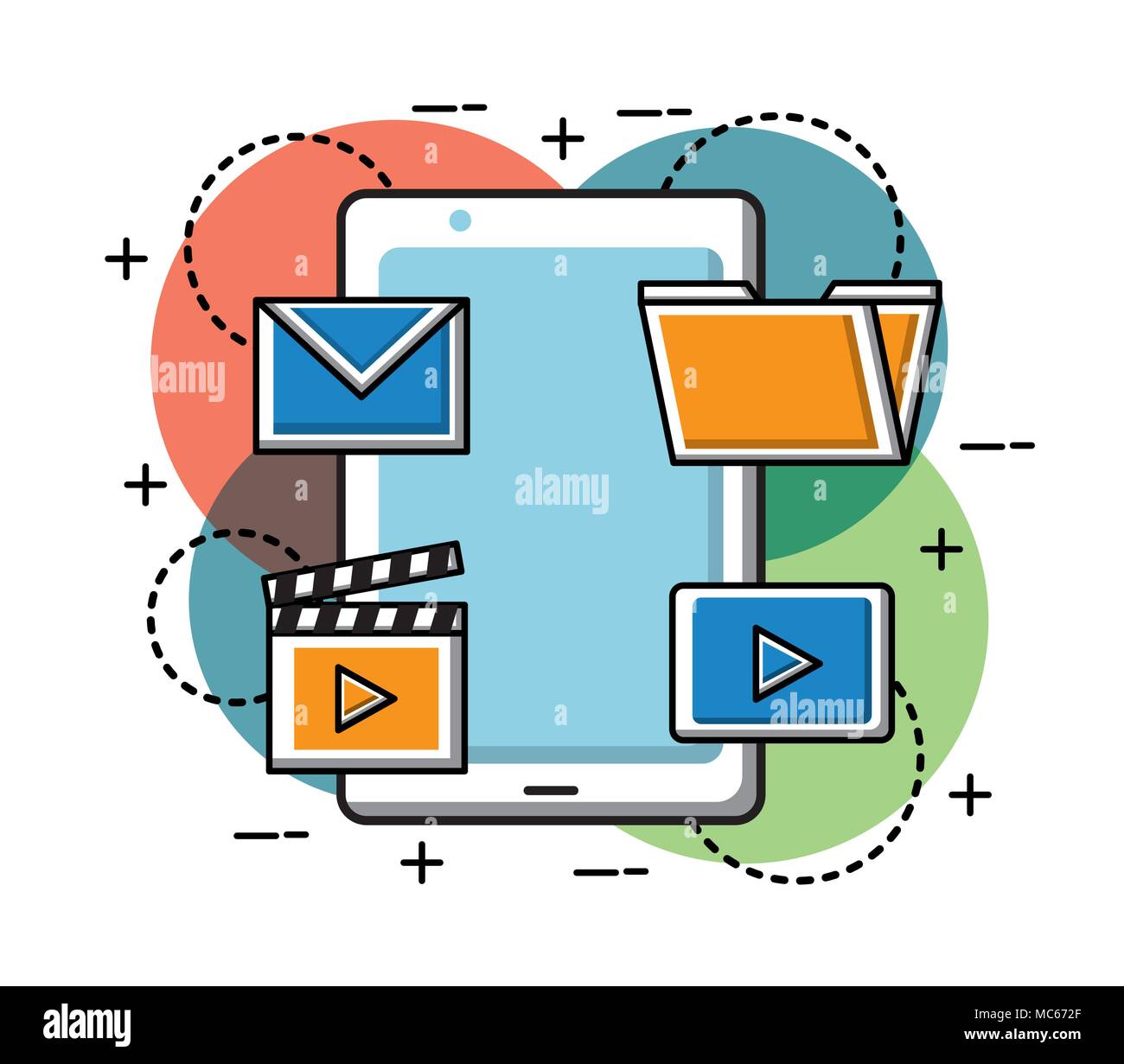 Social media checking Cut Out Stock Images & Pictures - Alamy