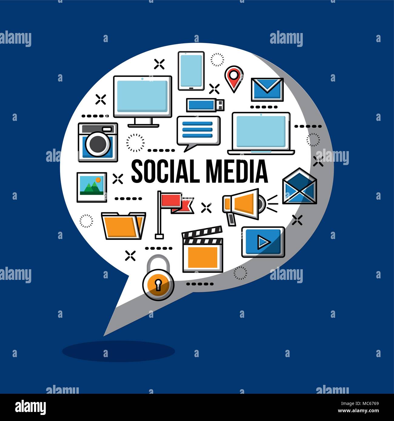 social media networks Stock Vector Image & Art - Alamy