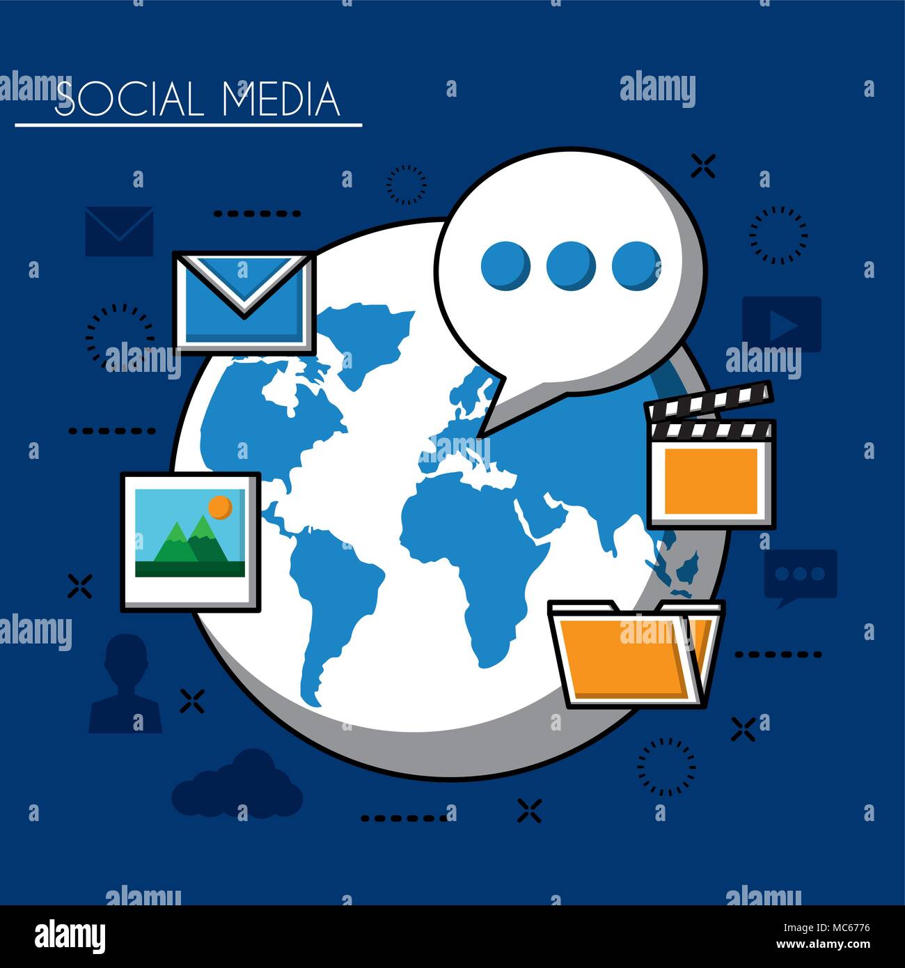 social media networks Stock Vector Image & Art - Alamy