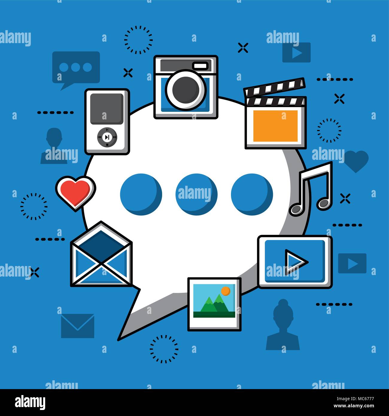 social media networks Stock Vector Image & Art - Alamy