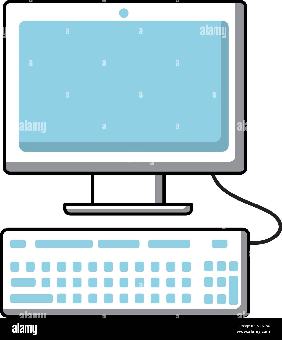 computer keyboard device technology image Stock Vector Image & Art - Alamy