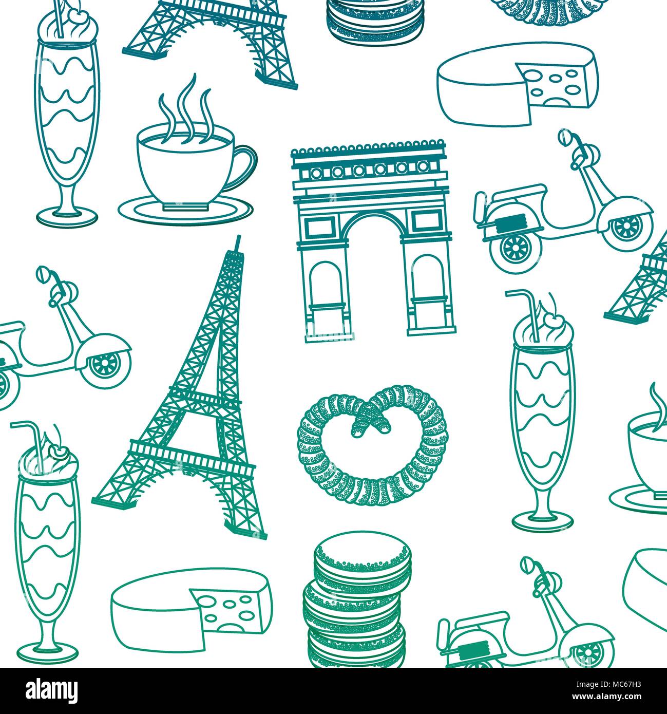 Pancakes tower Stock Vector Images - Alamy