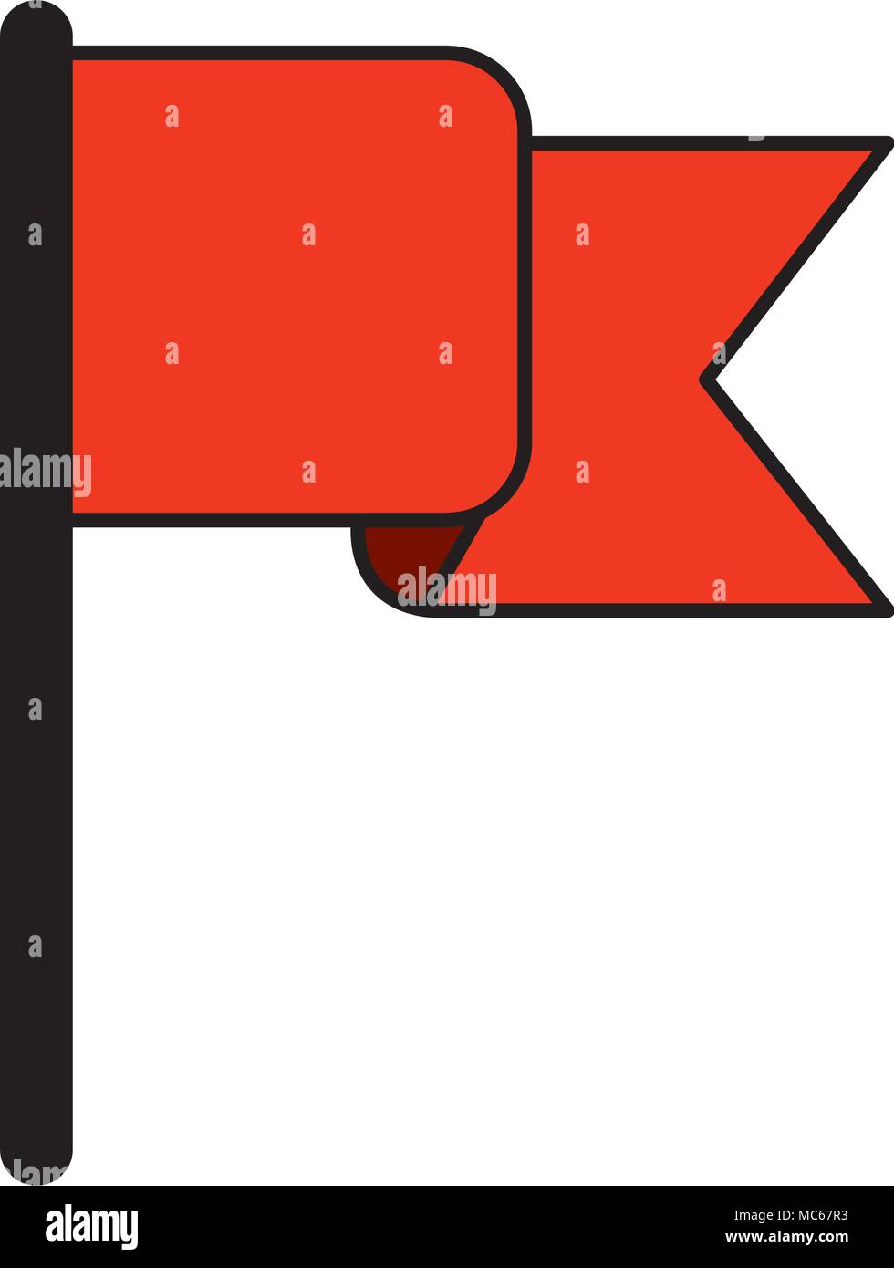 red flag success winner symbol Stock Vector Image & Art - Alamy