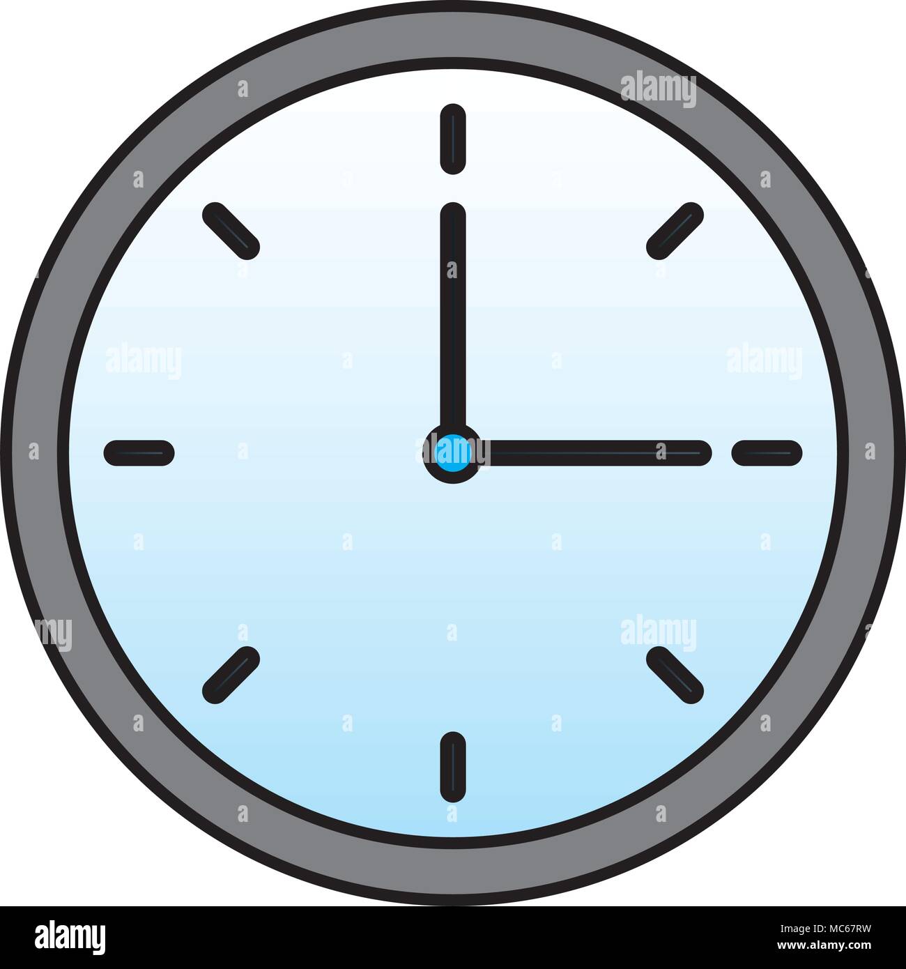 Walnut clock Stock Vector Images - Alamy