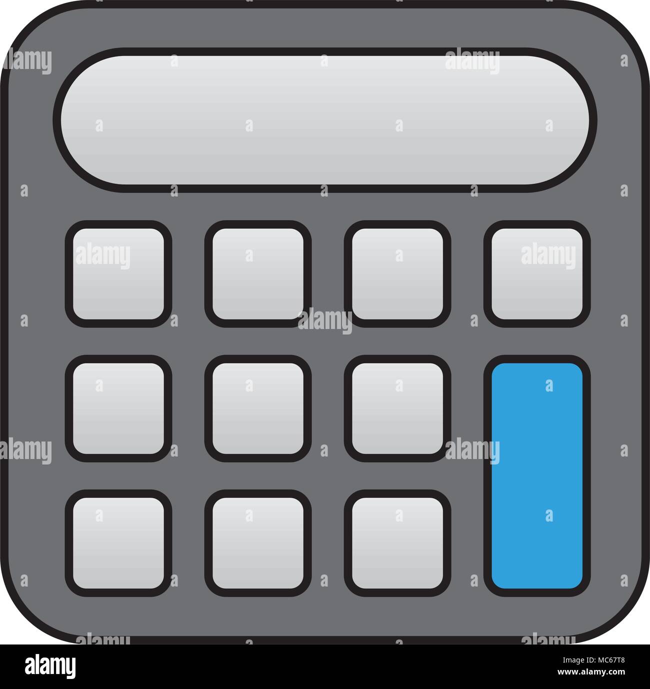 calculator finance maths numbers image Stock Vector Image & Art - Alamy