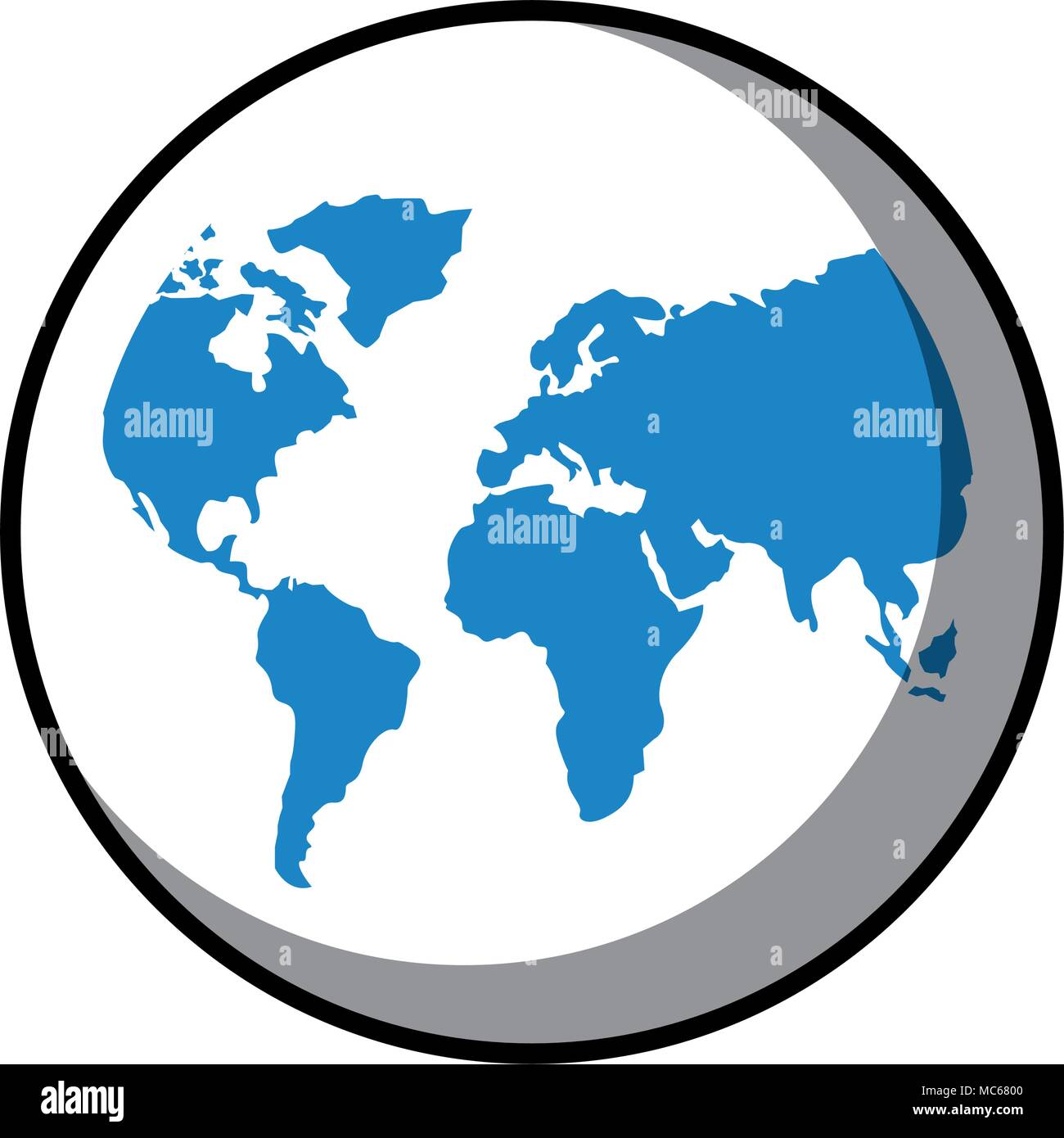 world planet earth icon Stock Vector Image & Art - Alamy