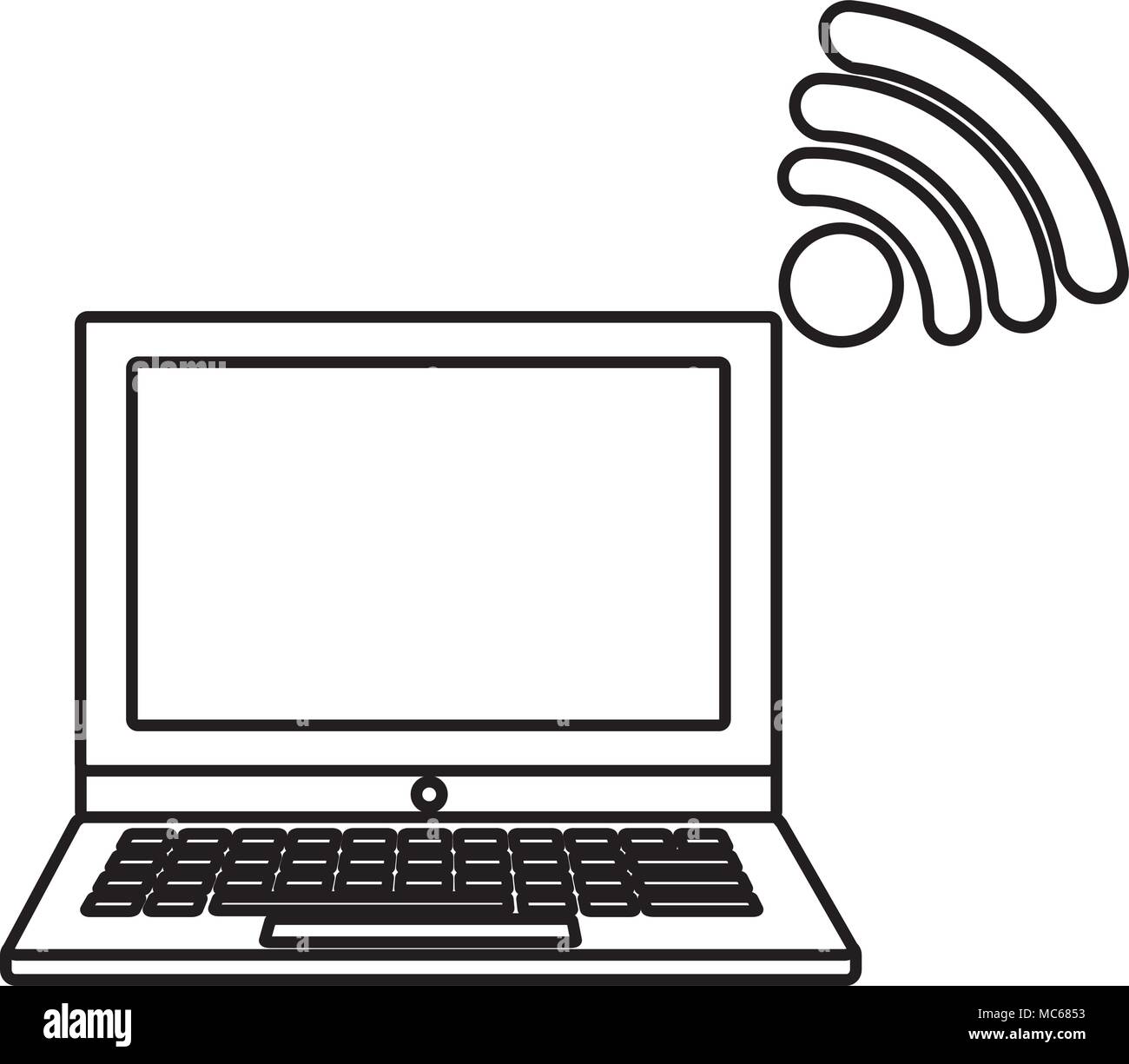 Signal desktop Stock Vector Images - Alamy