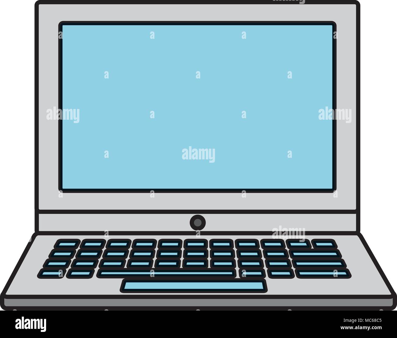 laptop gadget technology wireless image Stock Vector Image & Art - Alamy