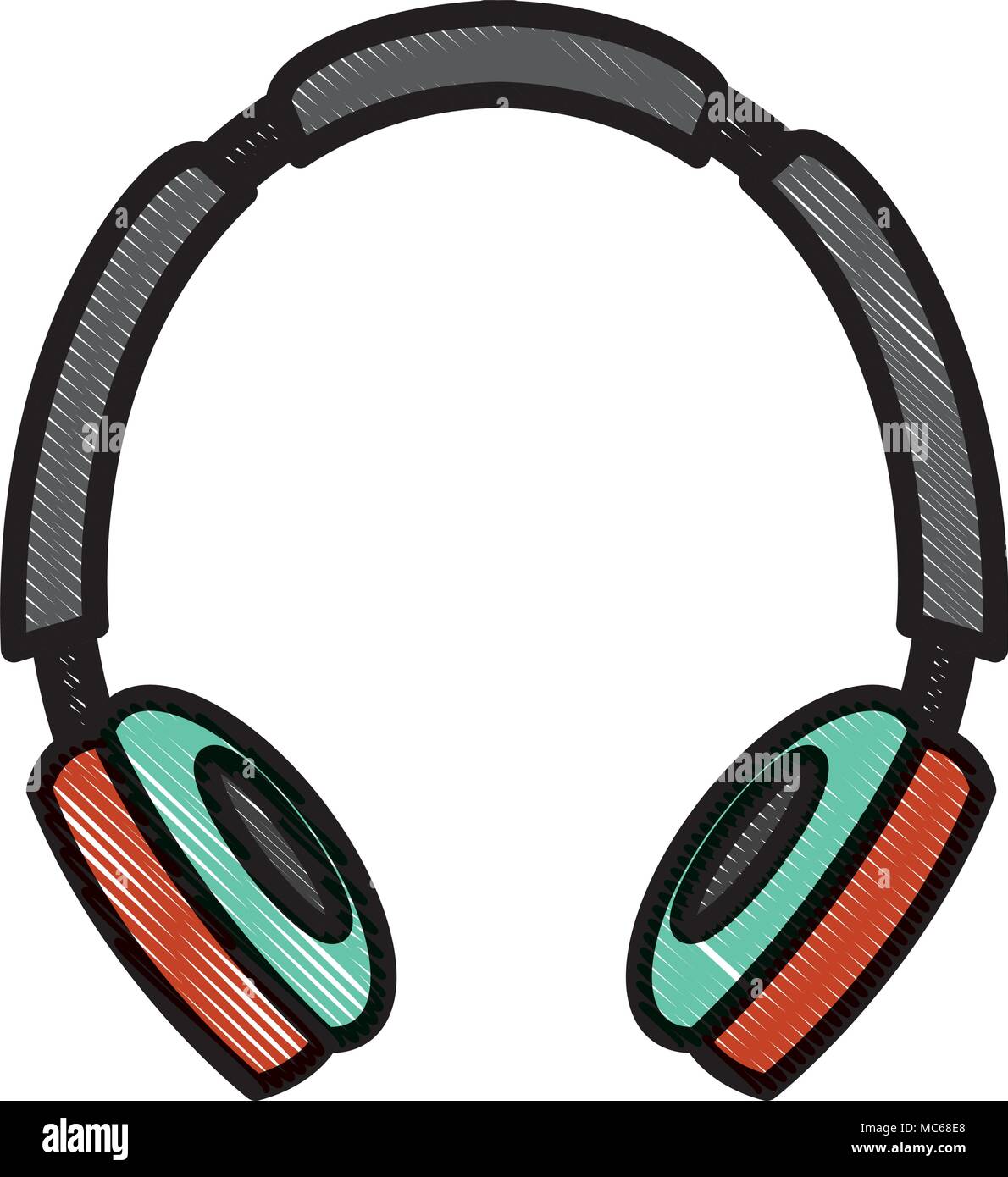 Study listen music Stock Vector Images - Alamy