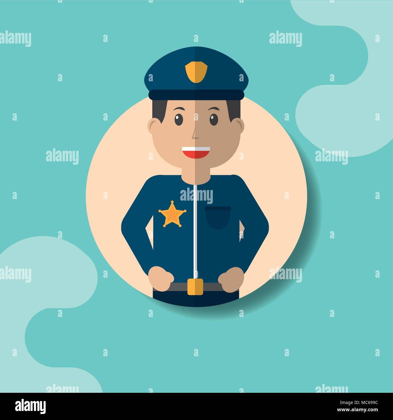 Male blue collar worker Stock Vector Images - Alamy