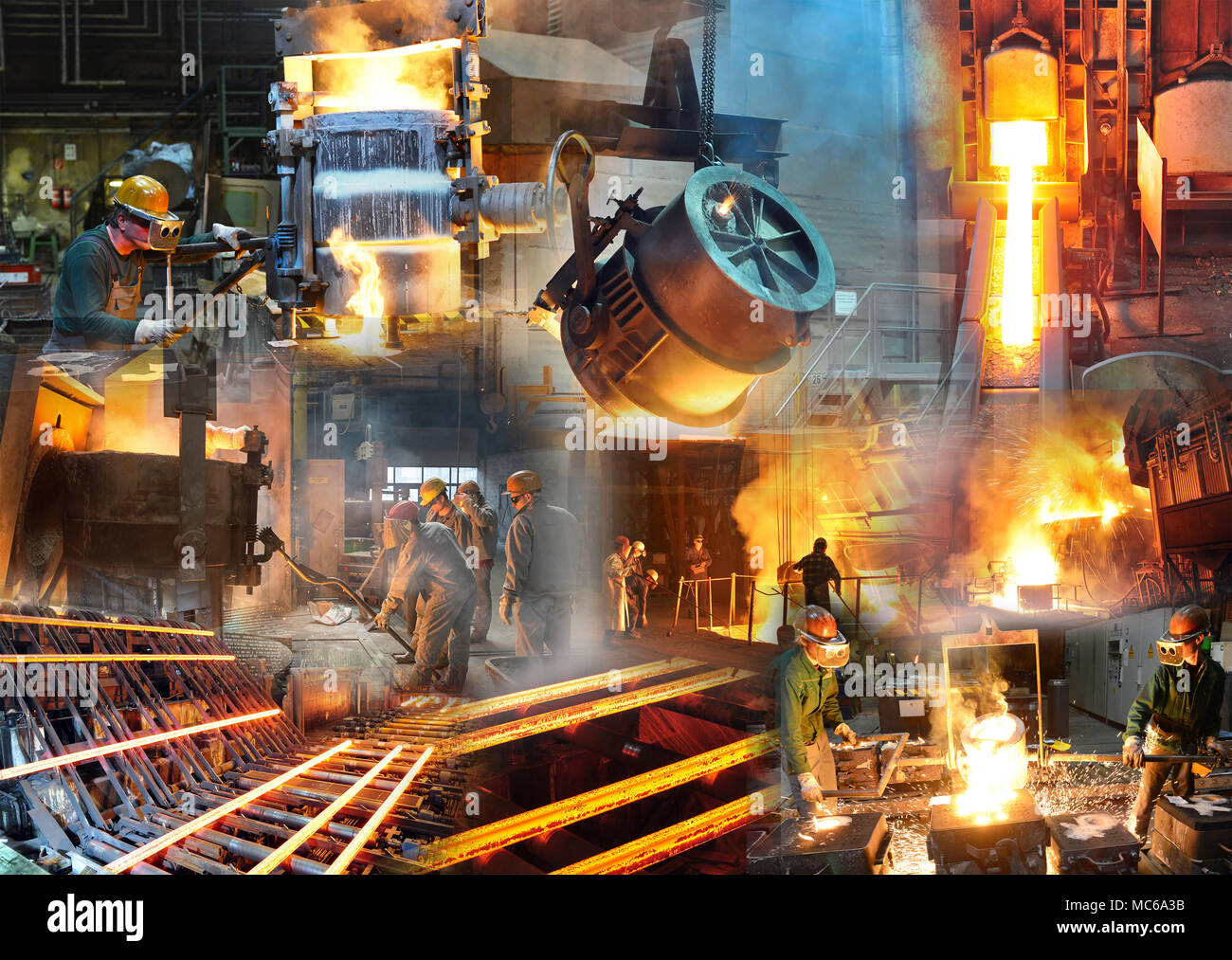Metallurgical industry workers hi-res stock photography and images - Alamy