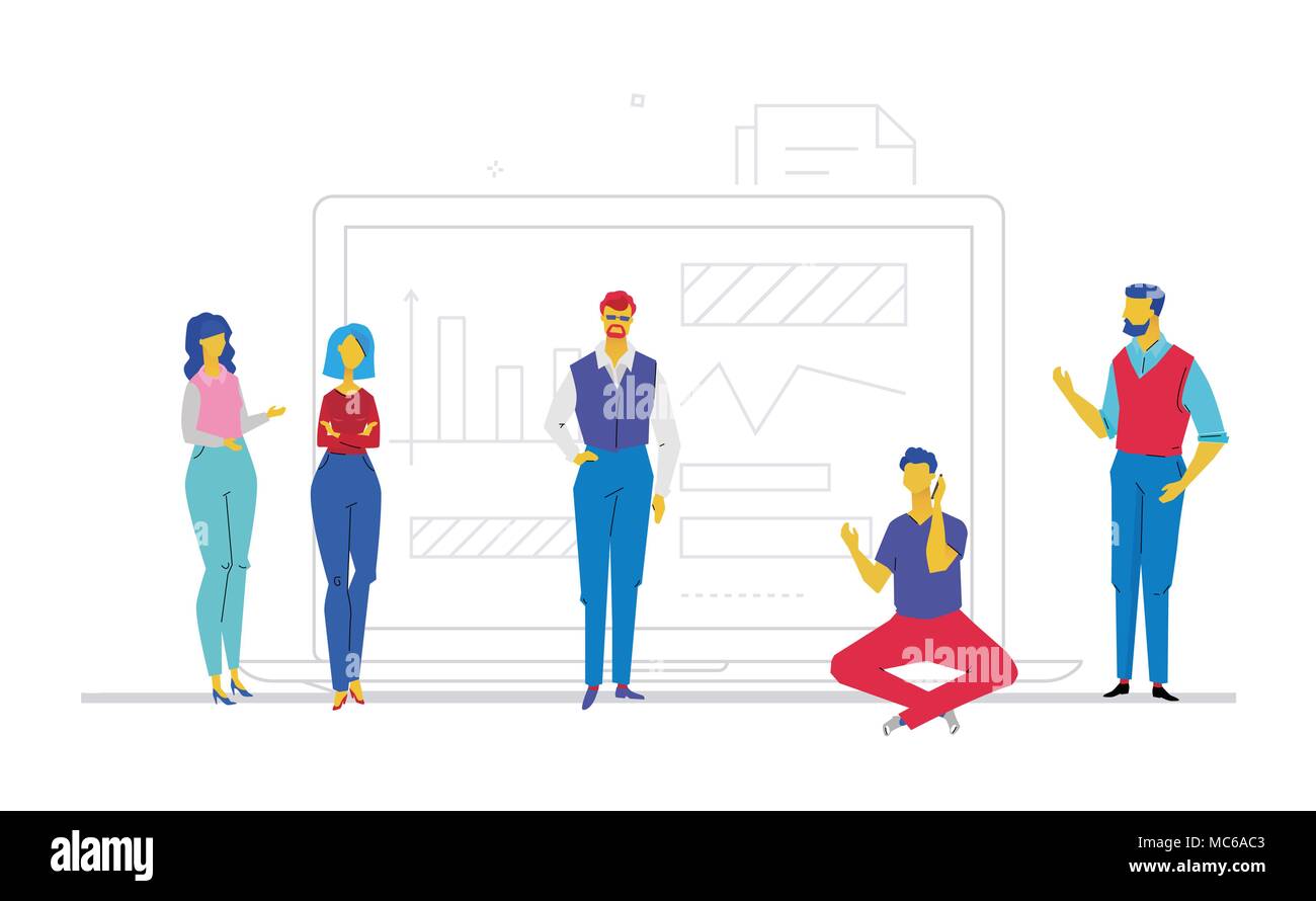 Design discussion Stock Vector Images - Alamy