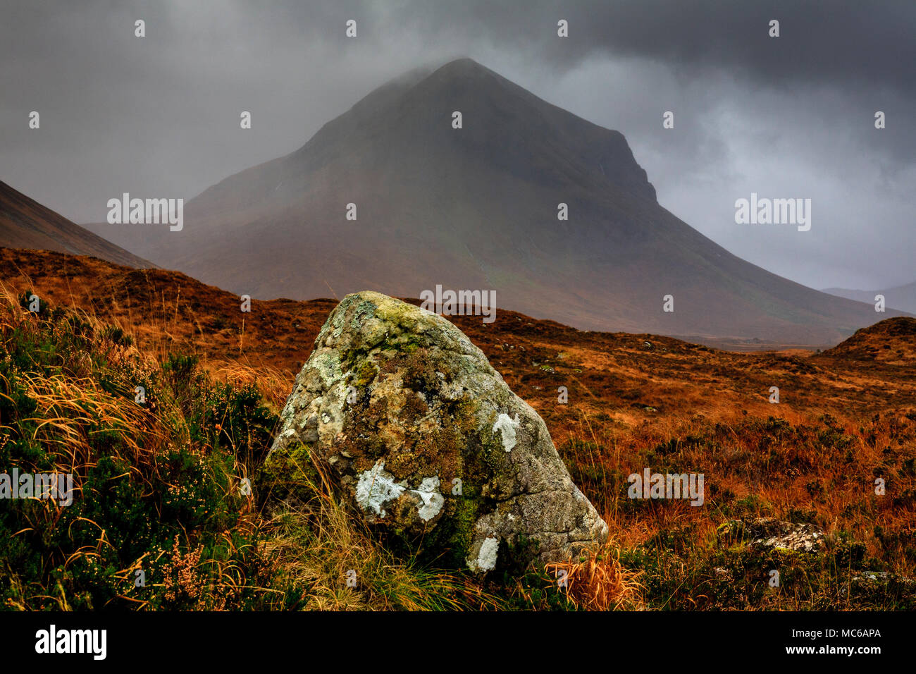 A View Of Marsco (Red Hill) from Sligachan, Isle of Skye, Scotland ...
