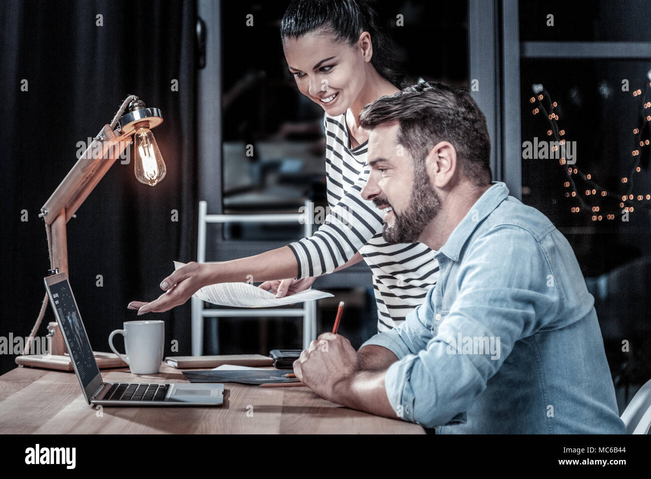 Satisfied partner hi-res stock photography and images - Alamy