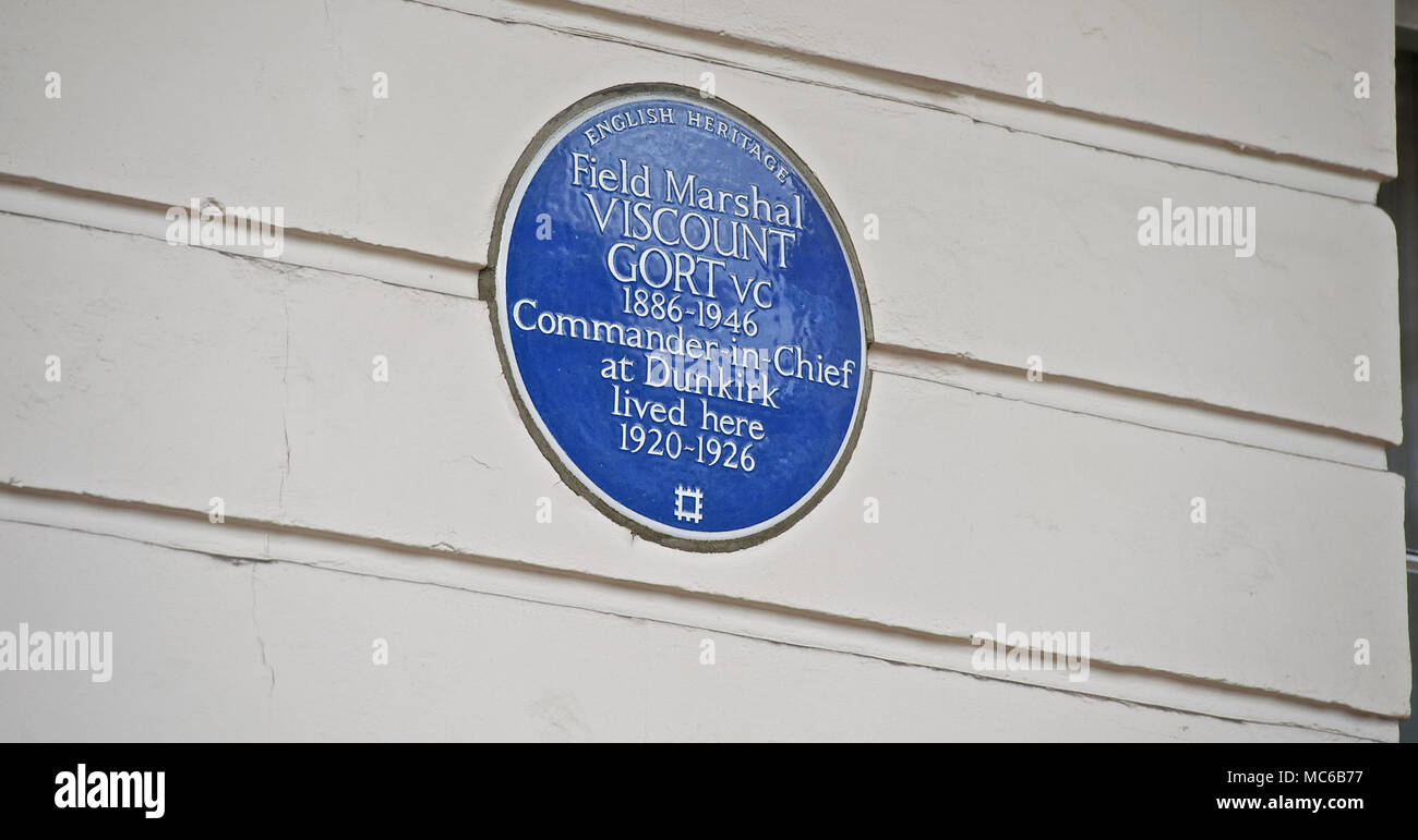 English heritage blue plaque belgravia hi-res stock photography and ...