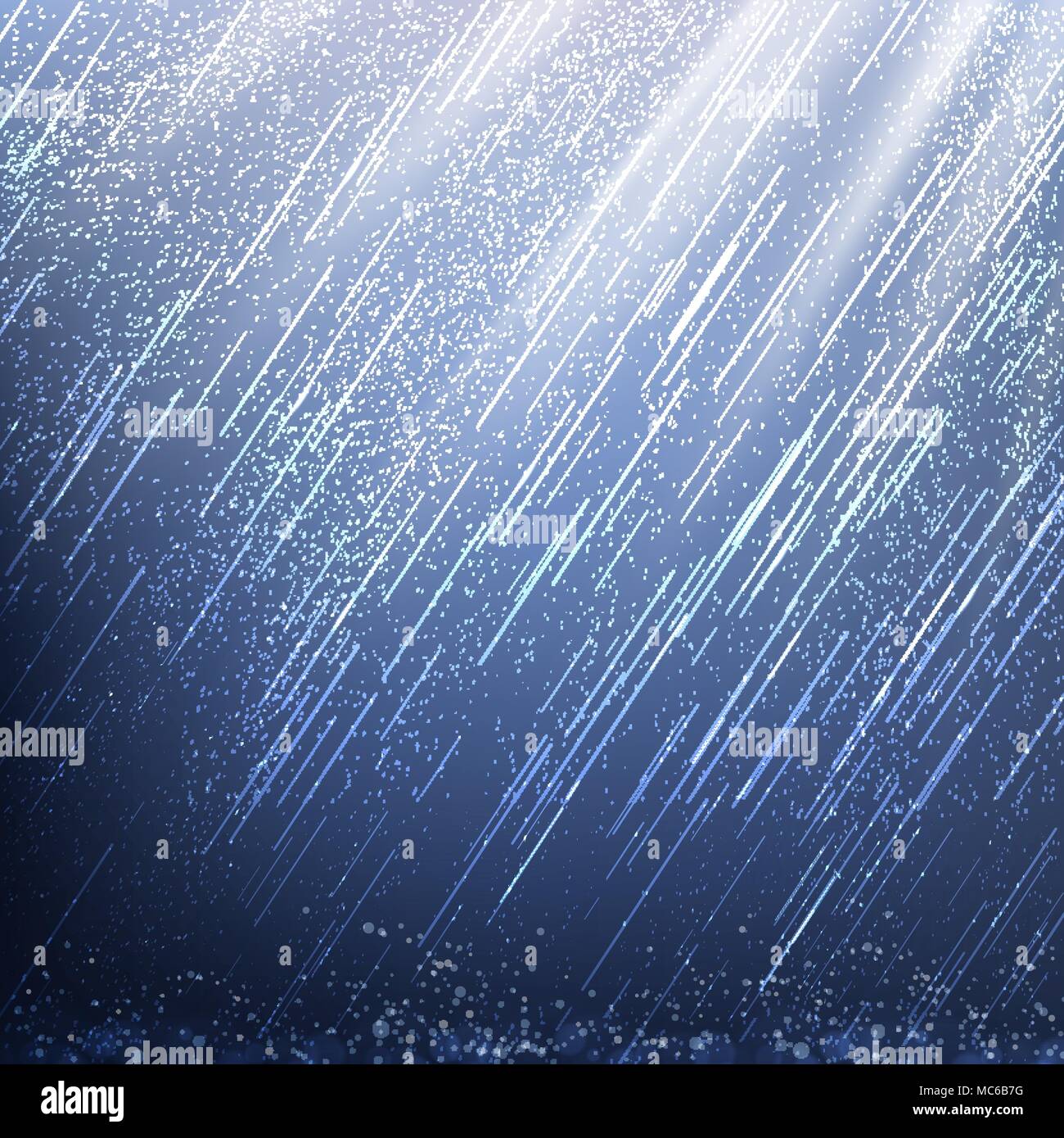 Light autumn rain in Stock Vector Images - Alamy