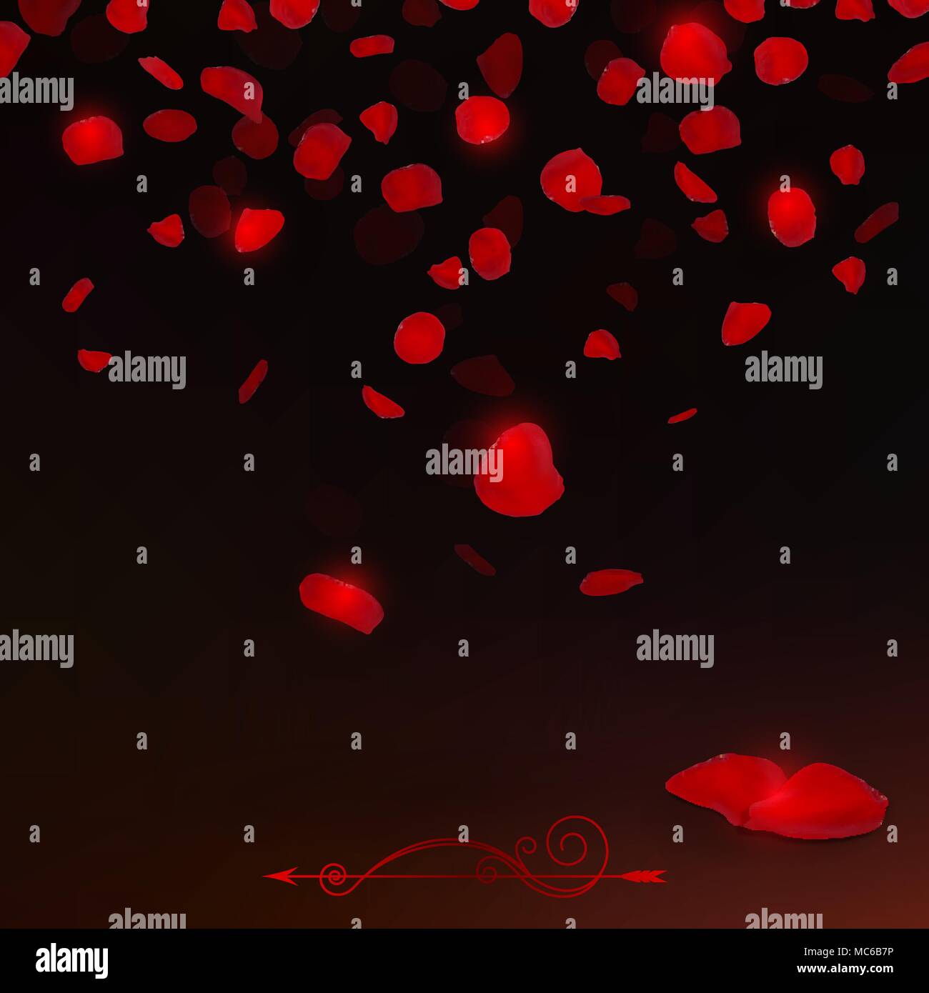 Red and black painting Stock Vector Images - Alamy