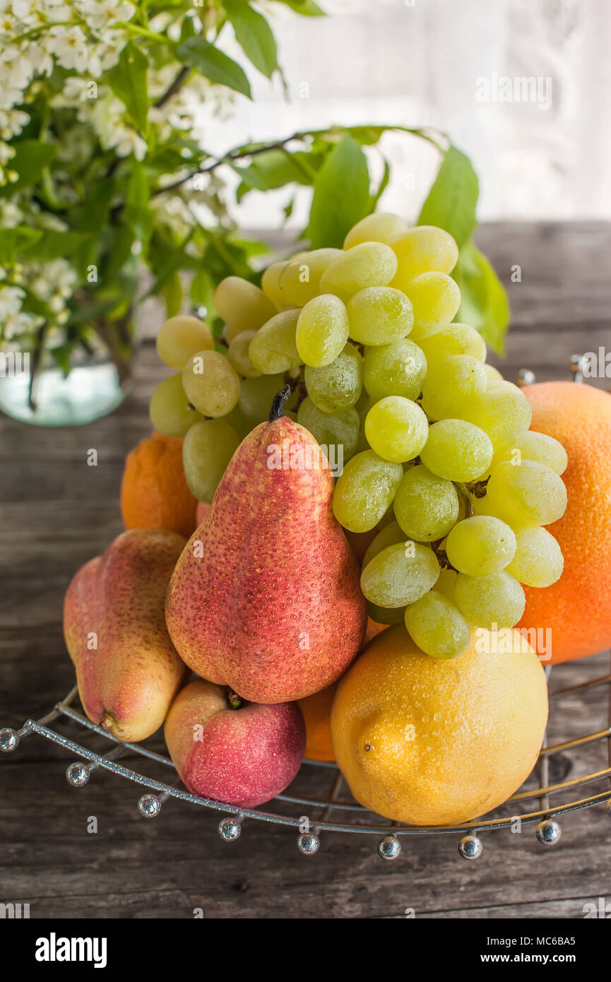 Grapes And Pears Stock Photos & Grapes And Pears Stock Images - Alamy