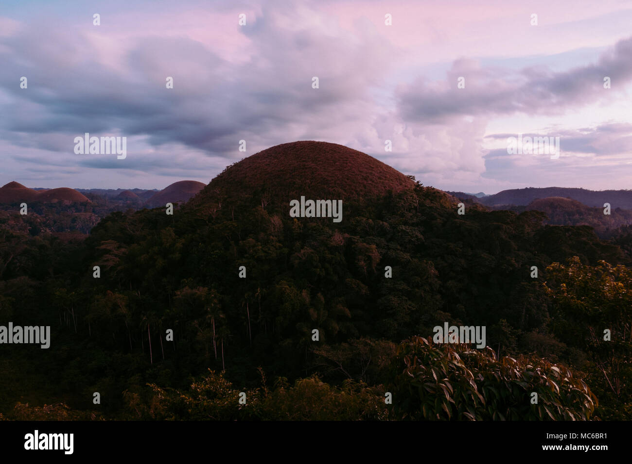 The Chocolate Hills are a geological formation in the Bohol province of ...