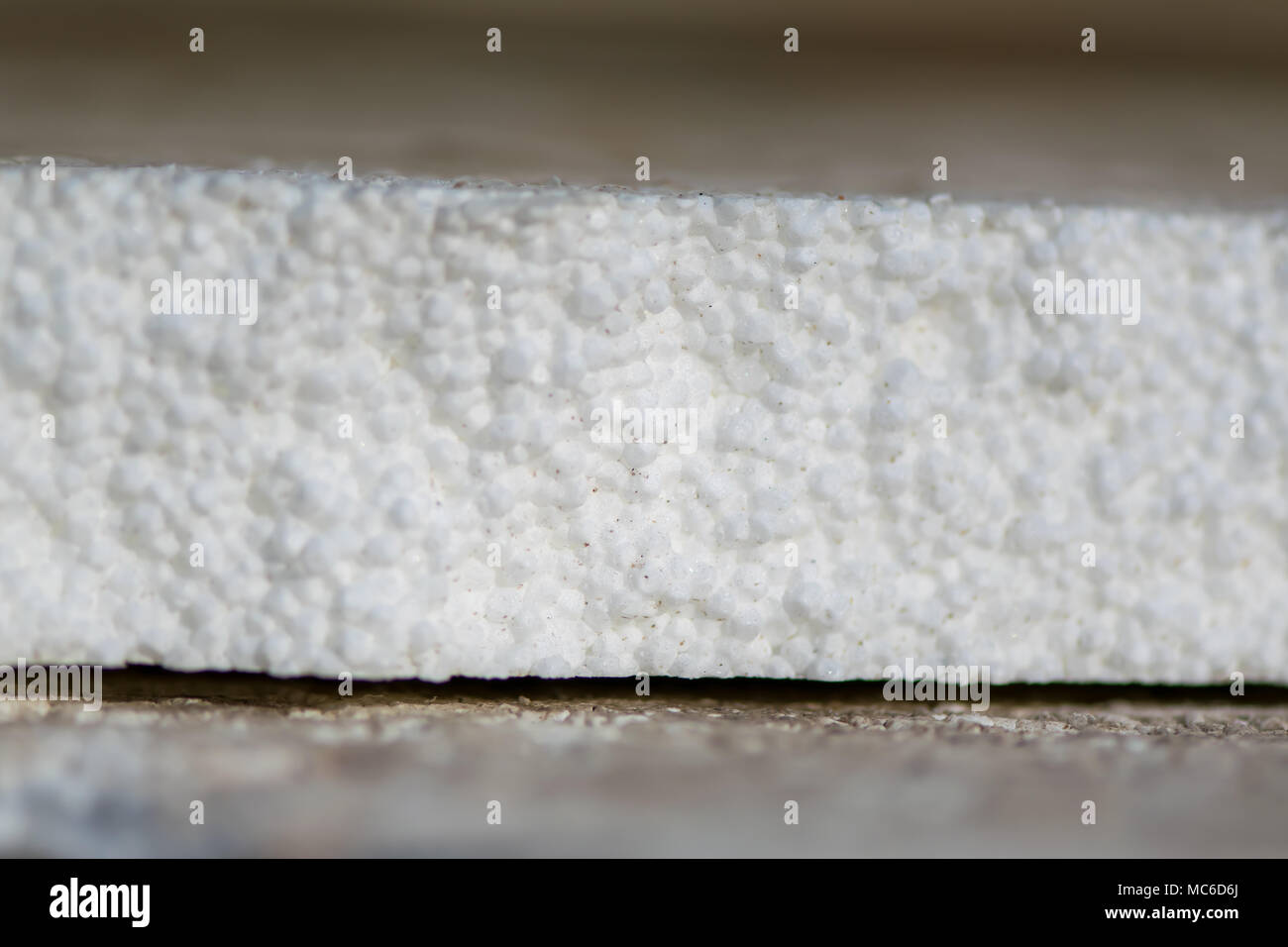 Polystyrene foam. White background. Dirty and old foam sheets Stock ...