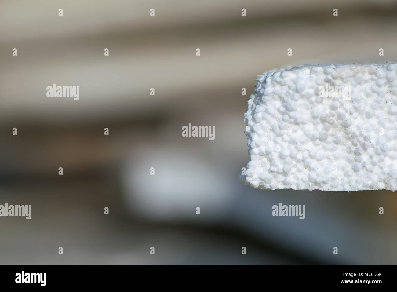 Polystyrene foam. White background. Dirty and old foam sheets Stock ...