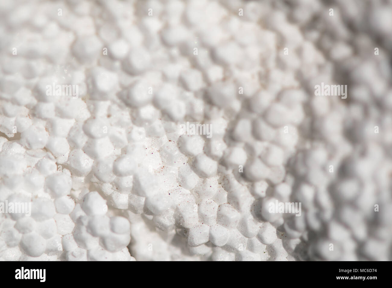 Polystyrene foam. White background. Dirty and old foam sheets Stock ...
