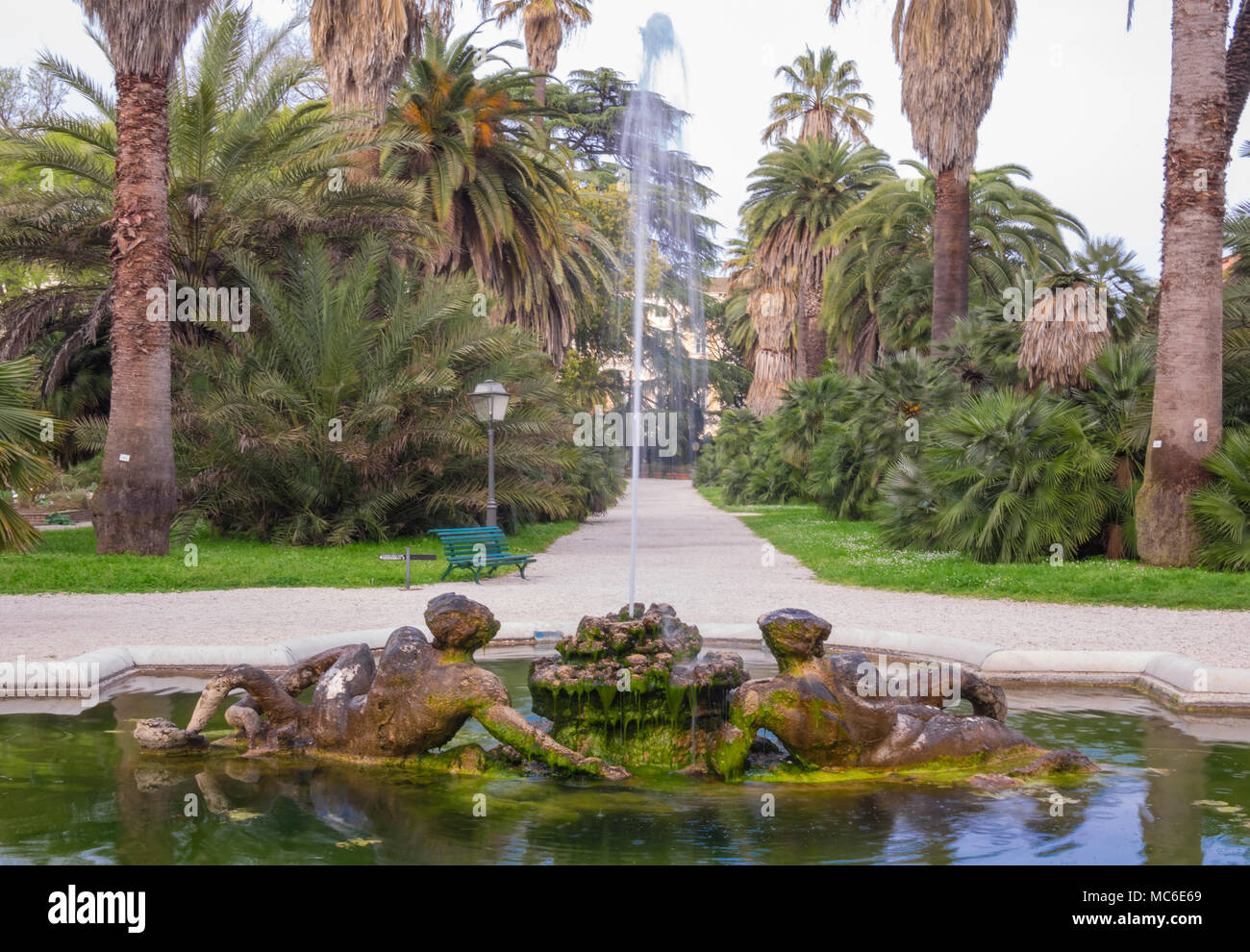 Rome (Italy) - The Botanical Garden in Trastevere is a university park ...