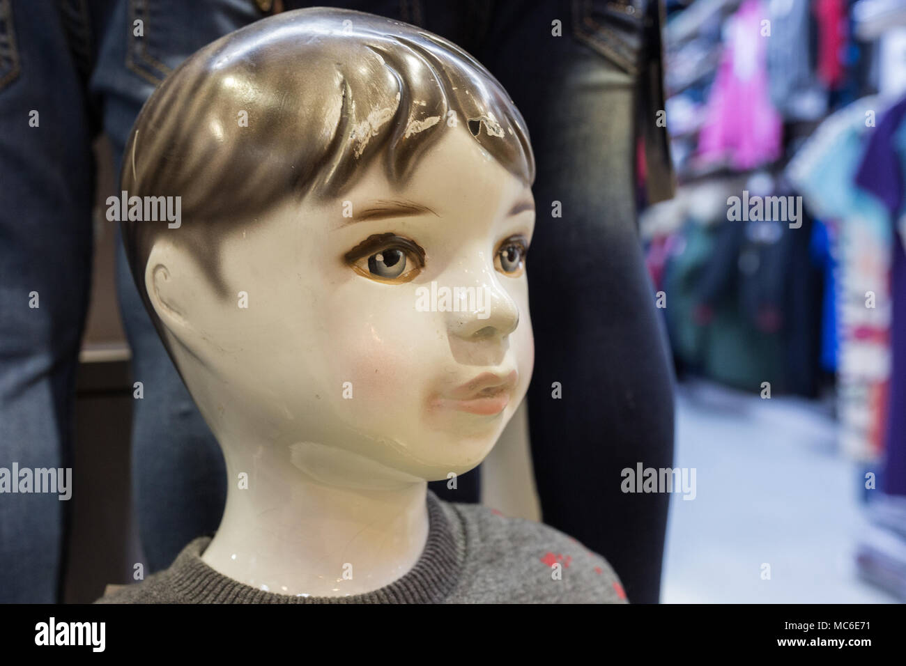boy mannequin in the market Stock Photo - Alamy