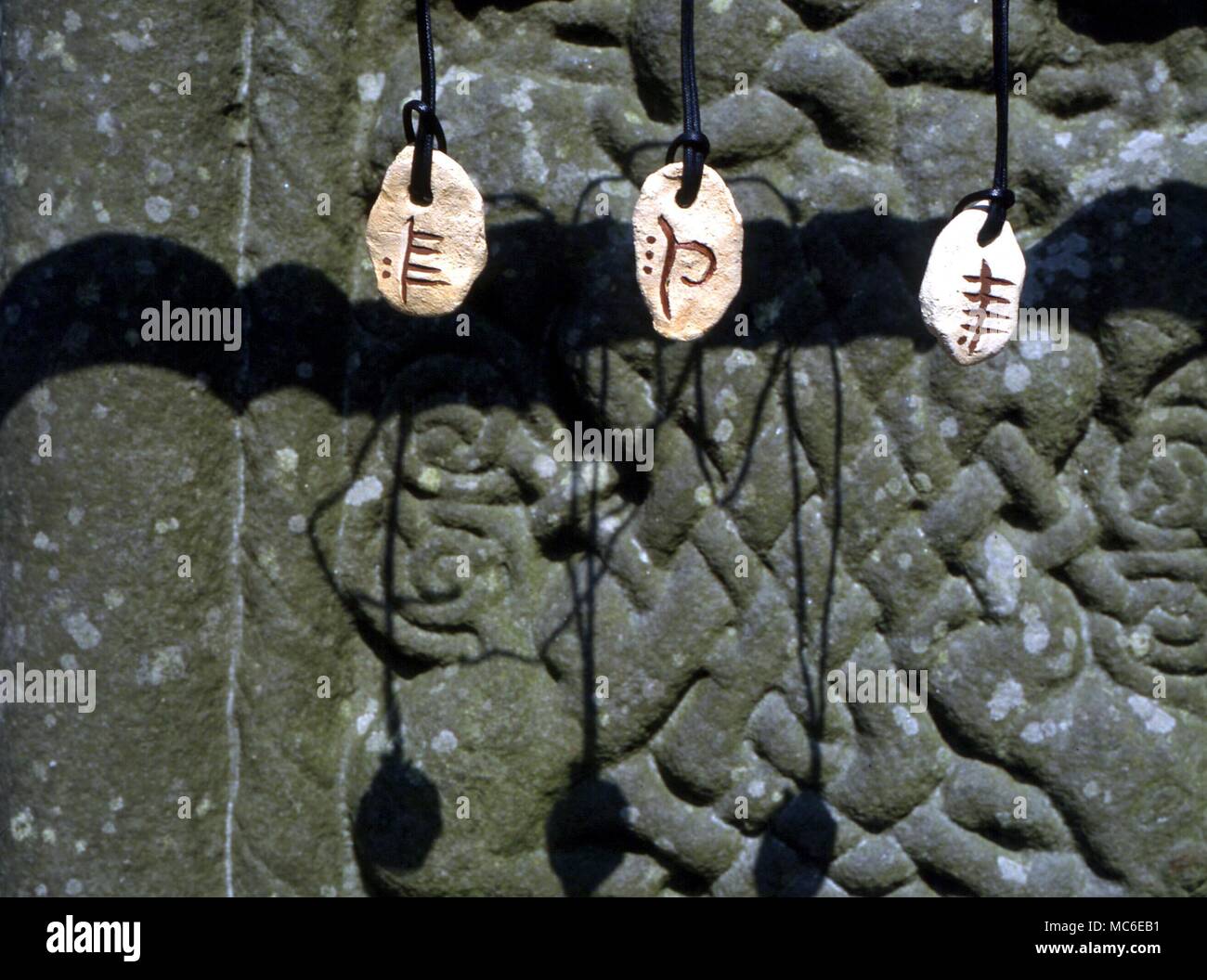 Ogham stones left right hi-res stock photography and images - Alamy