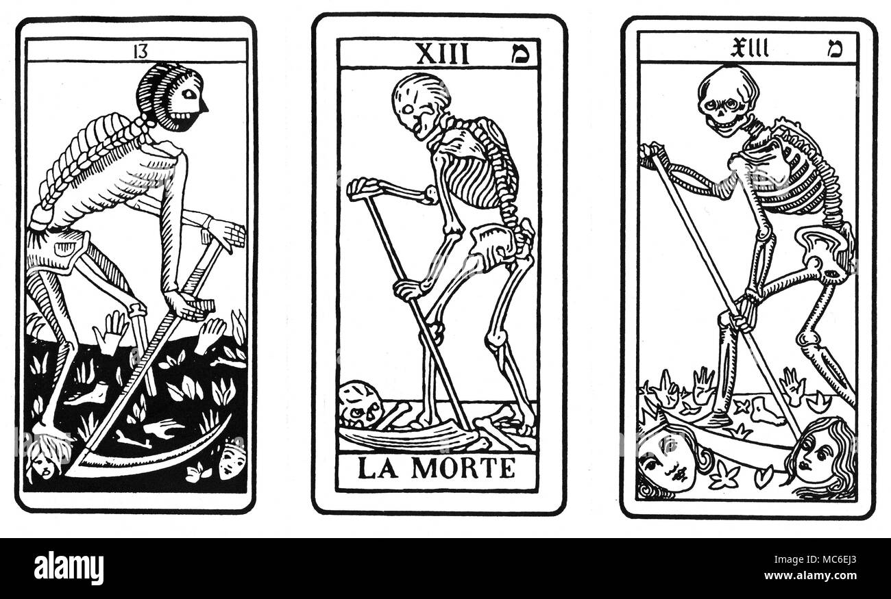 Death tarot card hi-res stock photography and images - Alamy