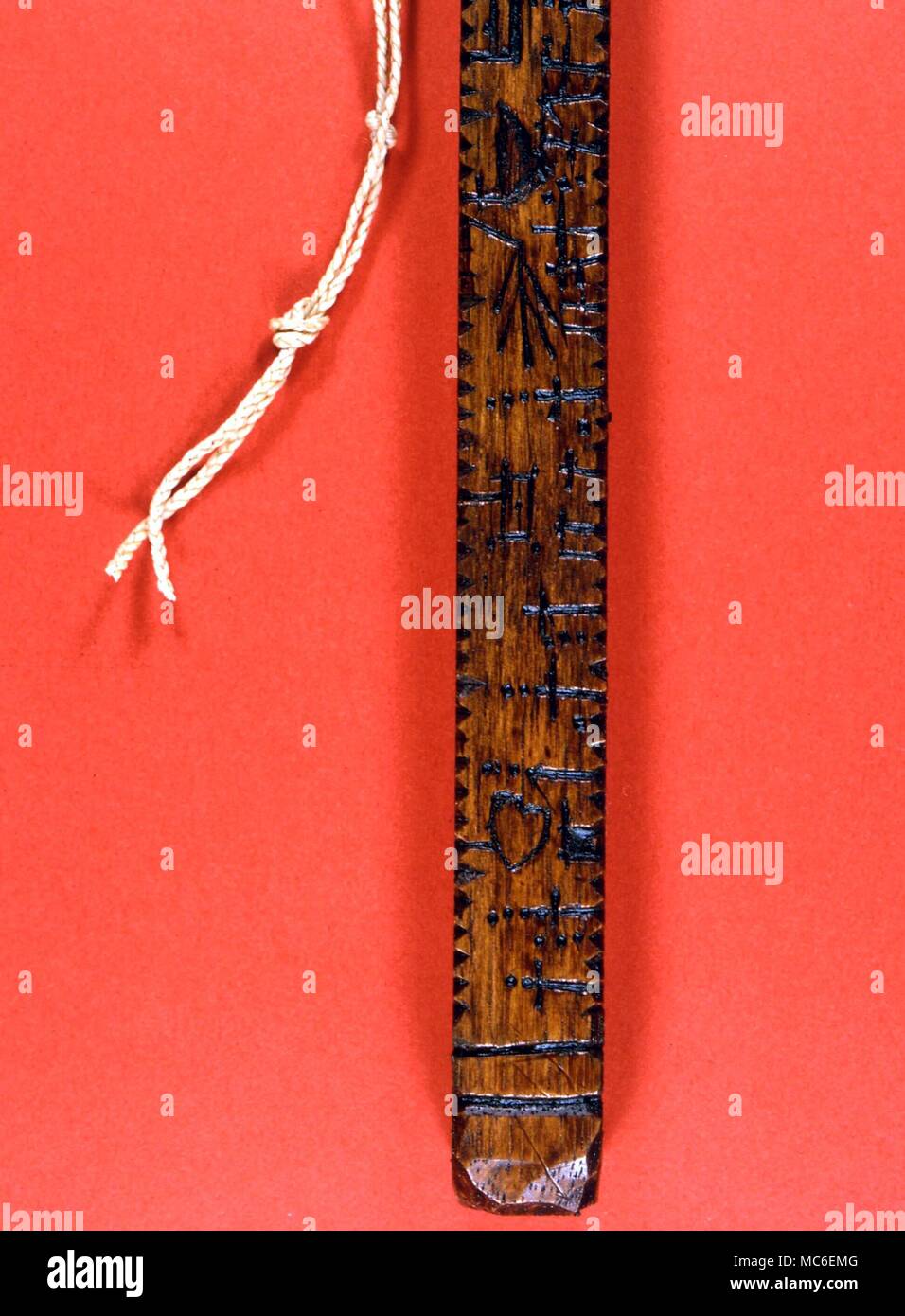 CALENDARS - Detail of the Clog Almanac, showing the festivals for ...