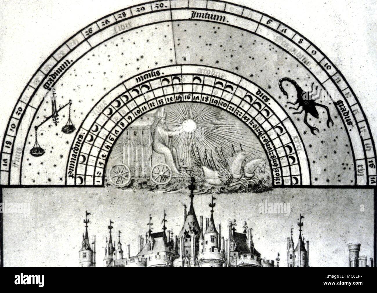 CALENDARS - Calendrical device - wtih Libra and Scorpio - in the semi ...