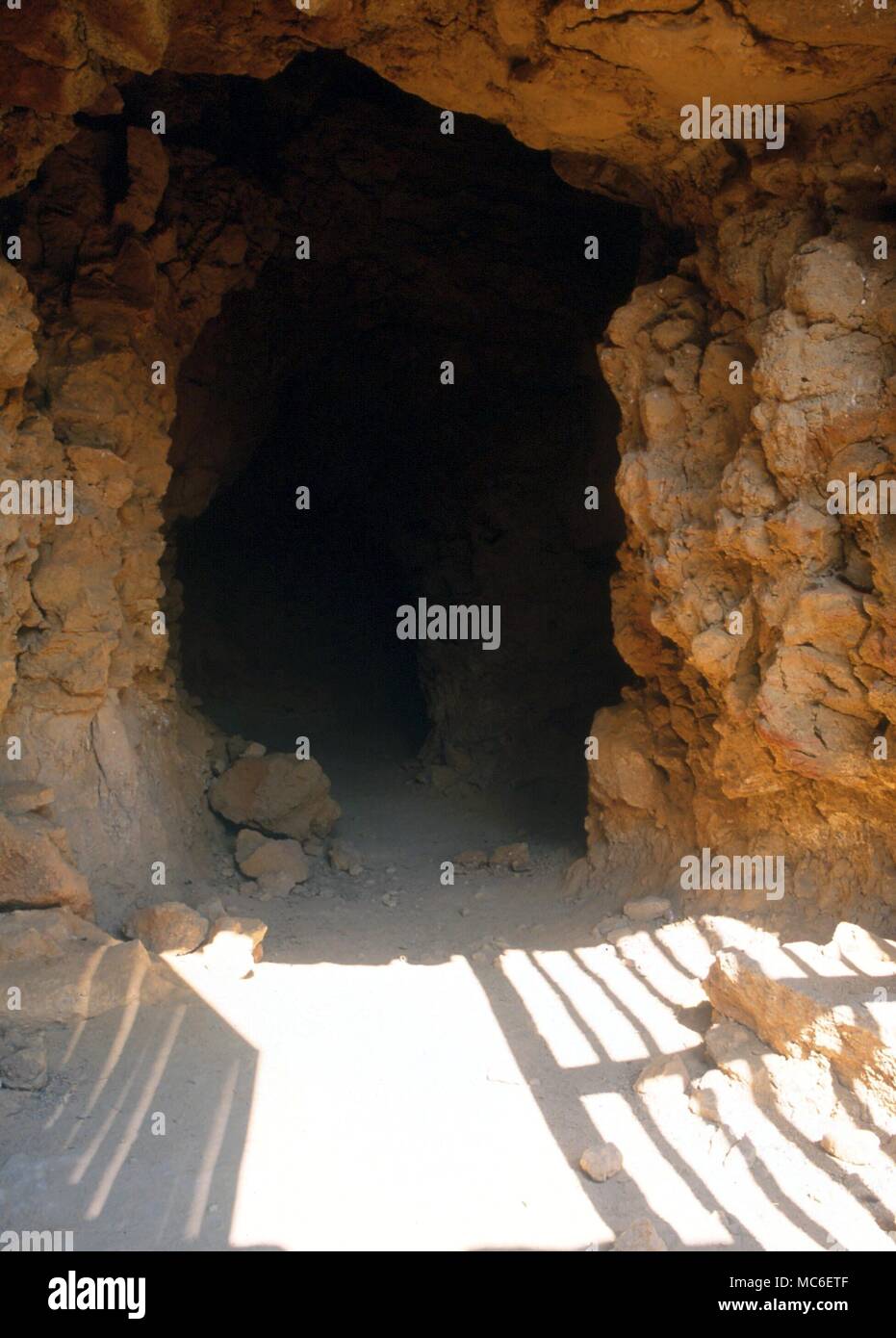 Greek mythology - Demeter View into the caves at the rock sanctuary of ...