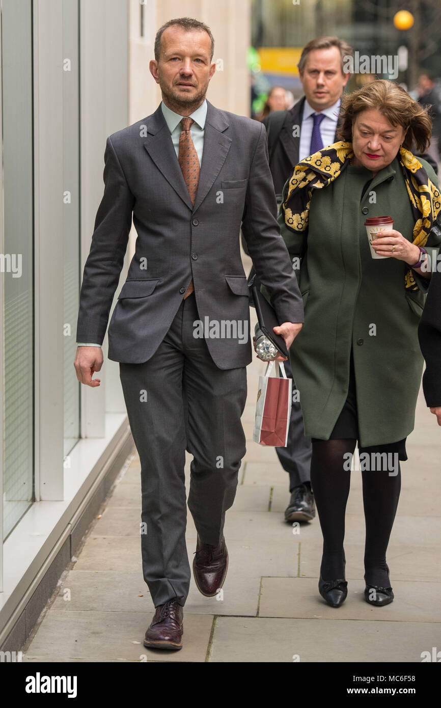 BBC Head of Newsgathering Jonathan Munro arrives at the Rolls Building in London, during Sir ...
