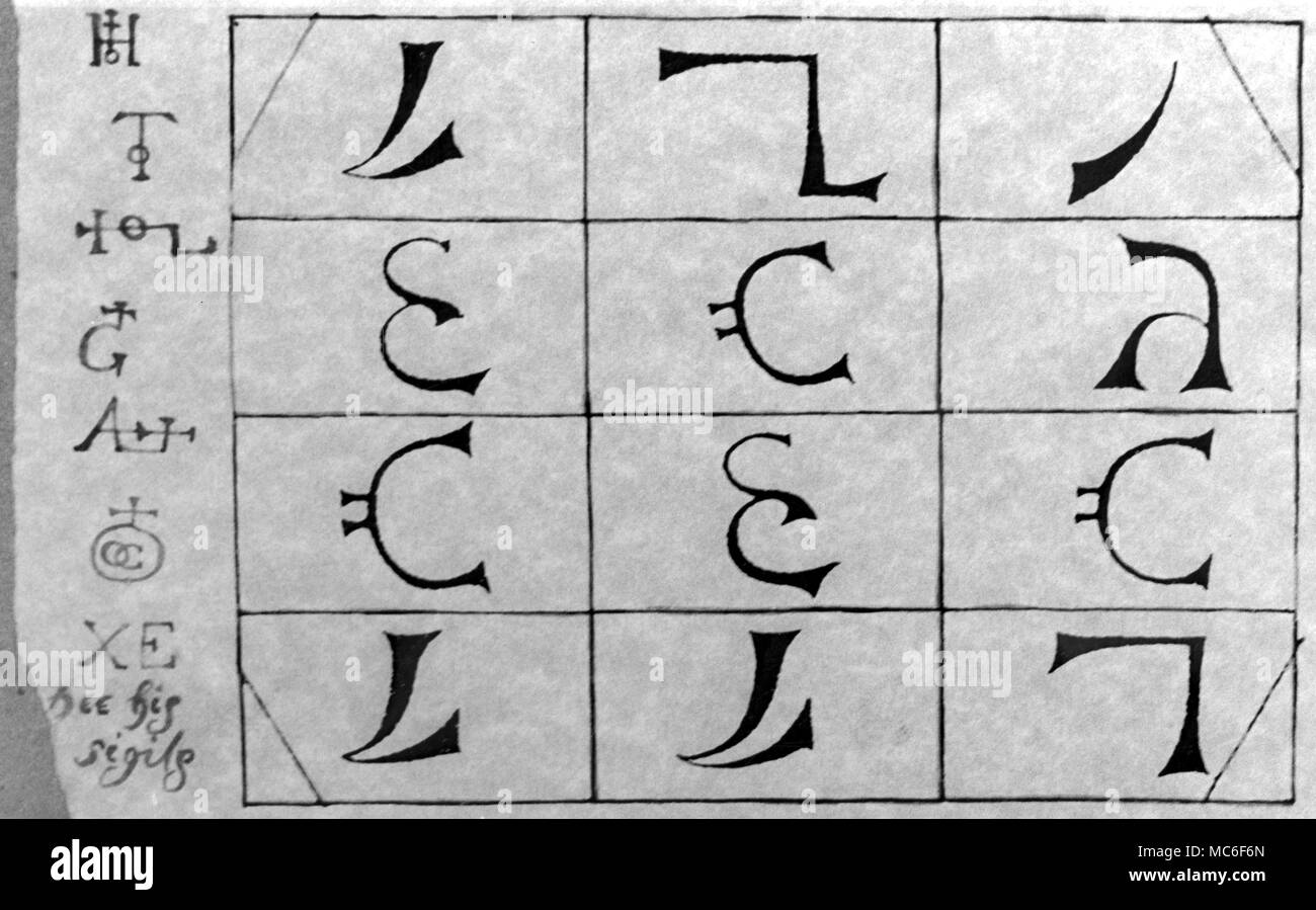 Enochian Alphabet